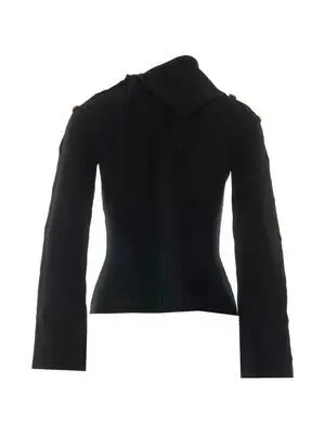 Elisabetta Franchi Button-embellished High-neck Sweater