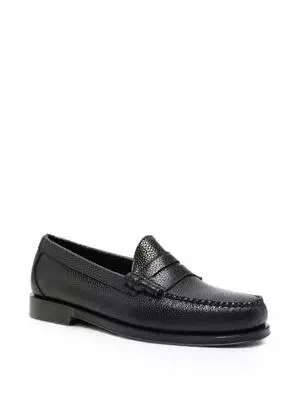 G.H.BASS Weejuns Larson Stingray-effect Leather Loafers