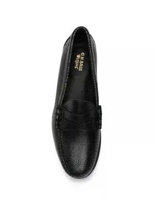 G.H.BASS Weejuns Larson Stingray-effect Leather Loafers