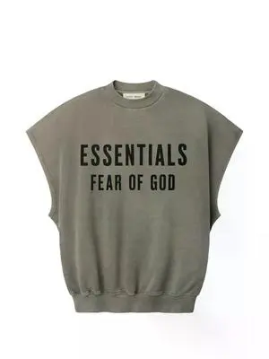 Fear Of God Relaxed Fleece Cutoff Sweatshirt