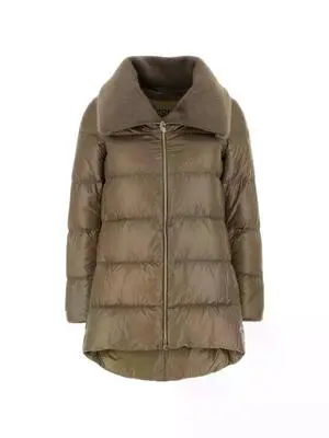 Herno Faux-fur-collar Quilted Jacket