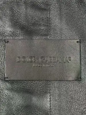 Dolce & Gabbana Leather Biker Jacket