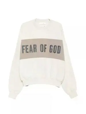 Fear Of God Panelled Logo Crewneck Sweater