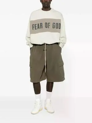 Fear Of God Panelled Logo Crewneck Sweater