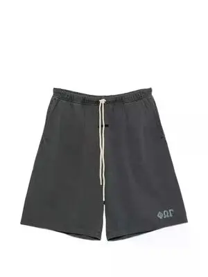 Fear Of God Logo Print Drawstring Shorts - Grey