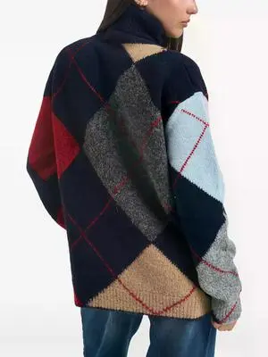 SEMICOUTURE Argyle Knit Sweater