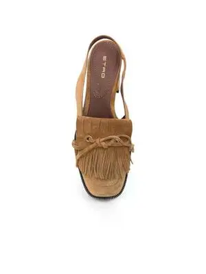 Etro Slingback Tassel-detail Pumps
