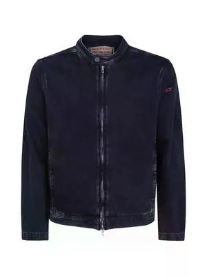 DIESEL® Zip-up Denim Jacket - Blue