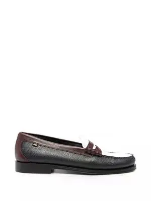 G.H.BASS Weejun Heritage Larson Leather Loafers - Black