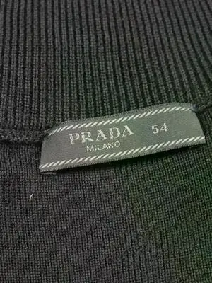 Prada 2000s Color-block Knit Jacket