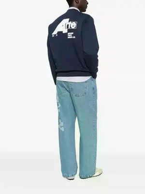 ARTE ANTWERP Logo Print Crew Neck Sweatshirt