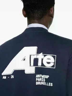 ARTE ANTWERP Logo Print Crew Neck Sweatshirt