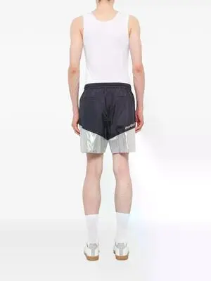 JUUN.J Metallic-panel Drawstring Shorts