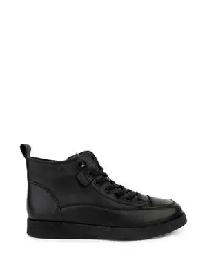 LINDA BAUMANN High-top Lace-up Sneakers - Black
