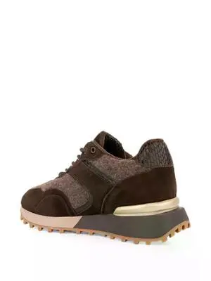 LINDA BAUMANN Panelled Lace-up Sneakers