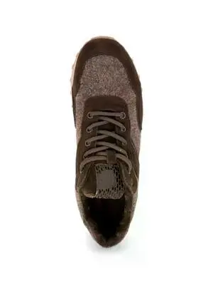 LINDA BAUMANN Panelled Lace-up Sneakers