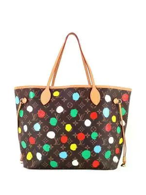 LOUIS VUITTON Monogram Canvas Painted Dots Mm Tote Bag - Brown