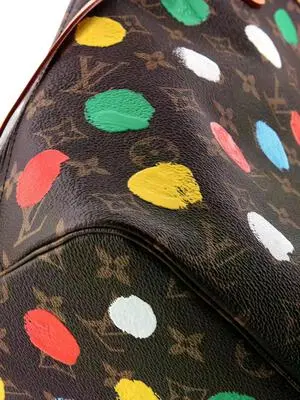 LOUIS VUITTON Monogram Canvas Painted Dots Mm Tote Bag - Brown