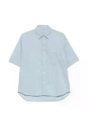C.P. COMPANY Short-sleeve Chest-pocket Shirt - Blue