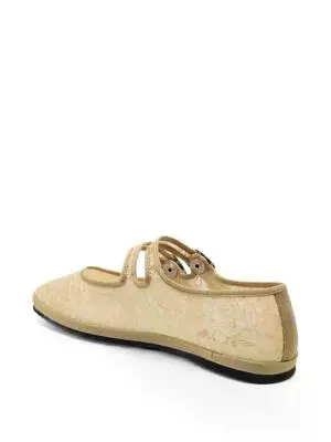 GONDOLINA Colombina Lace Mary Jane Ballet Flats