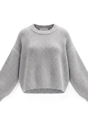 EMERSON RENALDI Chunky Knit Crew Neck Sweater