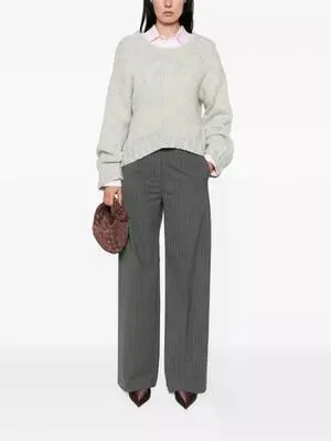 EMERSON RENALDI Chunky Knit Crew Neck Sweater