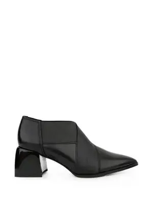 LINDA BAUMANN Panelled Block-heel Pumps