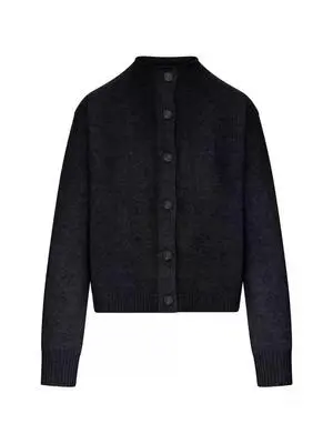 LISA YANG Button-up Knitted Cardigan - Black