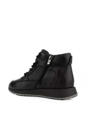 LINDA BAUMANN Lace-up Side-zip Sneakers
