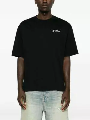 Off-White Logo-embroidered T-shirt