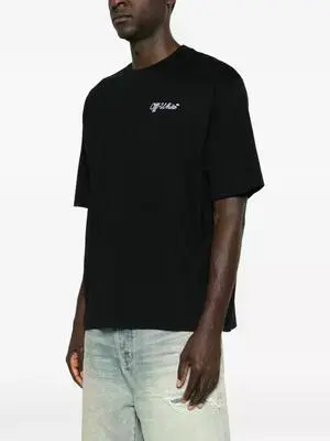 Off-White Logo-embroidered T-shirt