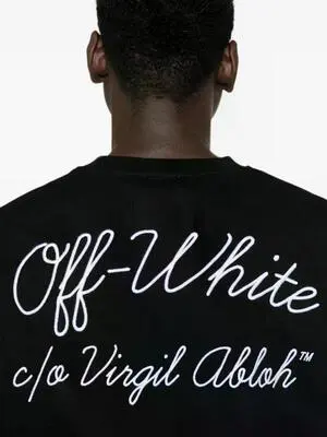 Off-White Logo-embroidered T-shirt