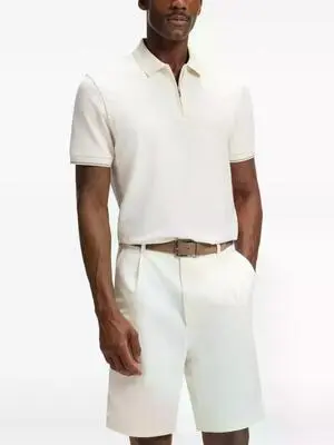 BOSS Regular-fit Polo With Zipper Closure