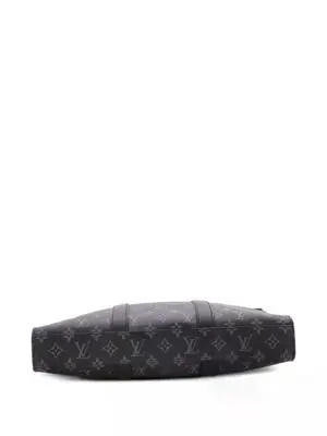 LOUIS VUITTON Sac Plat Monogram Eclipse Canvas Tote Bag
