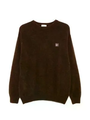 American Vintage Logo-patch Sweater - Brown