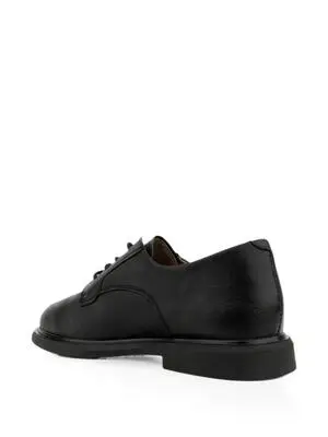 LINDA BAUMANN Grainy Leather Lace-up Shoes