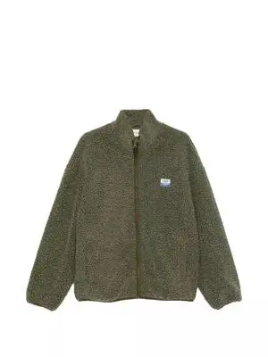 American Vintage Hoktown Logo-patch Sweatshirt - Green