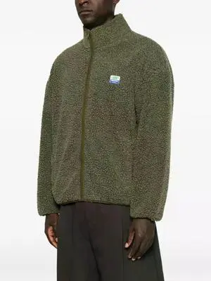 American Vintage Hoktown Logo-patch Sweatshirt - Green