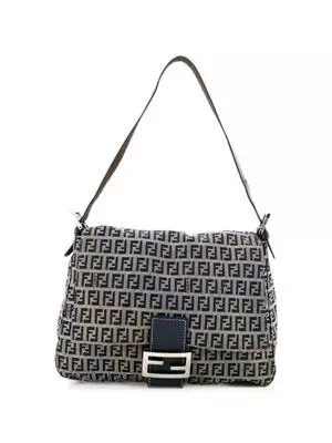 Fendi Mama Forever Zucchino Canvas Shoulder Bag