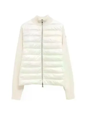 Moncler Logo-patch Padded Jacket - Neutrals