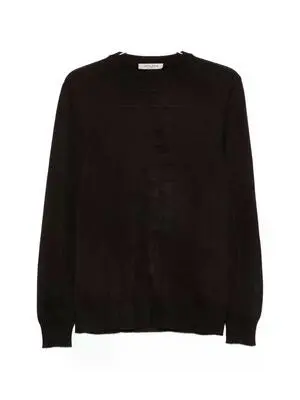FILERIA Ribbed-trim Sweater - Brown