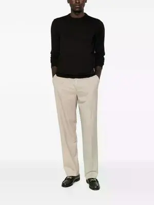 FILERIA Ribbed-trim Crew Neck Sweater