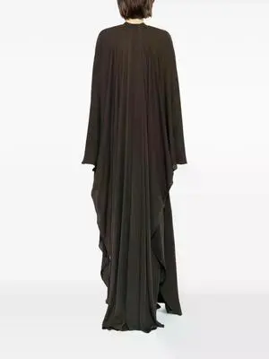 TOM FORD Gathered Maxi Silk Dress