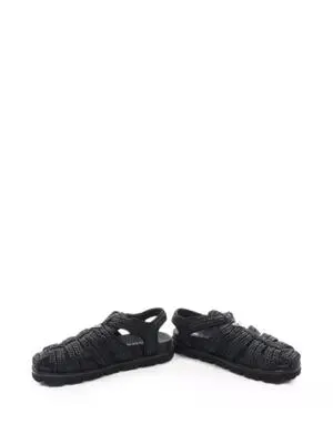 Prada Fisherman Crochet Sandals