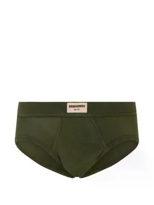 Dsquared2 Logo-detail Briefs - Green