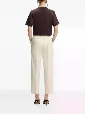 BOSS Pleated Tapered-leg Trousers