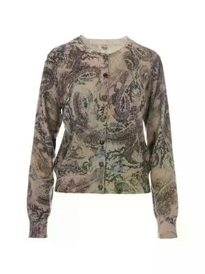 Liu Jo Printed Knit Cardigan