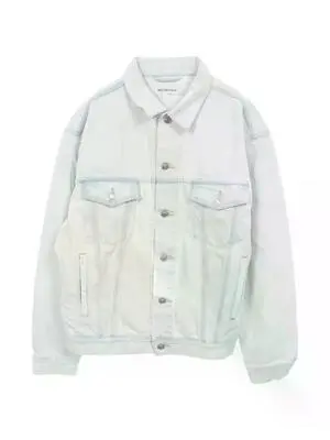 Balenciaga 2010s Logo Denim Jacket