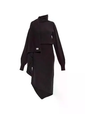 Attico Midi Dress - Brown