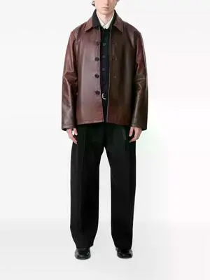 Studio Nicholson Landau Leather Jacket